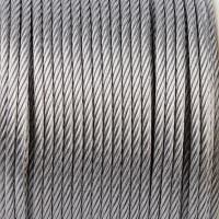 China 1x7 Stainless Steel 316 Wire Rope Marine Grade Cable for Rigging Lifting Overhead Crane 1mm-12mm for sale
