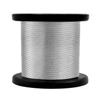 China 1x7 Stainless Steel 316 Wire Rope Marine Grade Cable for Rigging Lifting Overhead Crane 1mm-12mm for sale
