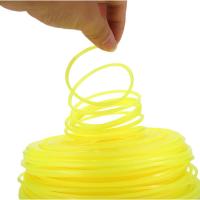 China Heavy Duty String Trimmer Line 0.155 Inch Spiral 150 Foot Spool Copolymer Brush Cutter for sale