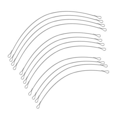China Stainless Steel Wire Rope Sling 5/8 Inch 8 Foot 304 Grade 6x25 Sliding Choker Hook for sale
