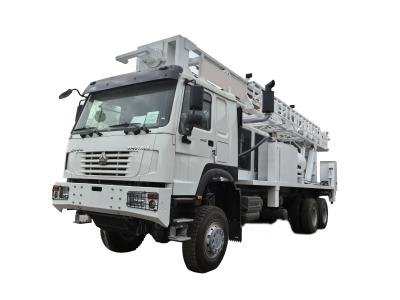 China 1000m Water Well Drilling Rig with mud pump and DTH hammer HOWO 6X6 for sale