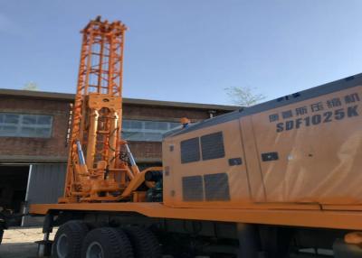 China 650m Depth 30T Load Truck Mounted Drill Rig For Water Source Development for sale