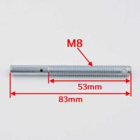 China Elevator Hall Door Steel Wire Rope Head M8 Hollow Threaded Rod Rope Rod for sale