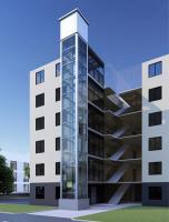 China Residential Home Elevator for Old Buildings Self Built Houses 2500kg Capacity for sale