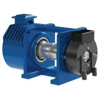 China Permanent Magnet Synchronous Gearless Belt Elevator Traction Machine Elevator Parts for sale