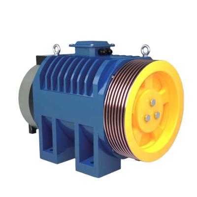 China Modern Villa Elevator Permanent Magnet Synchronous Gearless Traction Machine Metal for sale