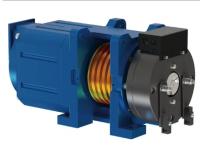 China Modern Villa Elevator Permanent Magnet Synchronous Gearless Traction Machine Metal for sale