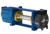 China Modern Villa Elevator Permanent Magnet Synchronous Gearless Traction Machine Metal for sale