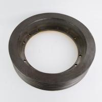 China Elevator Cast Traction Wheel Deflector Sheave Steel Material Traction Pulley for sale