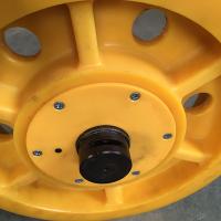 China Nylon Traction Elevator Nylon Pulley Wheels Traction Sheave Elevator Drive Pulley for sale