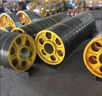 China Cast Iron Elevator Guide Wheel Traction Pulley Elevator Factory Manufacturing Custom for sale