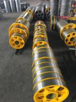 China Cast Iron Elevator Guide Wheel Traction Pulley Elevator Factory Manufacturing Custom for sale