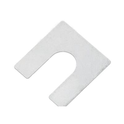 China U-Shaped Elevator Packer Shims 1/16 Inch Tile Spacers Horseshoe Shims for Leveling Height Adjustment for sale