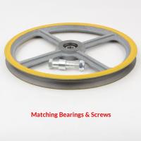 China Modern Elevator Tensioner Device 250 Bearing 6201 Speed Limiter Pulley Elevator Parts for sale