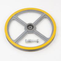 China Modern Elevator Tensioner Device 250 Bearing 6201 Speed Limiter Pulley Elevator Parts for sale