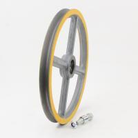 China Modern Elevator Tensioner Device 250 Bearing 6201 Speed Limiter Pulley Elevator Parts for sale