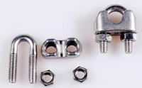 China Elevator Wire Rope Clamp U Shaped Clamp Rope Buckle Tightener 6mm 8mm 10mm for sale