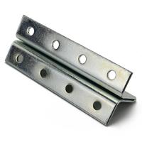 China Steel Elevator Guide Rail for Villa Lift Fishplate Connecting Plate 5mm 1000mm for sale