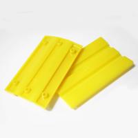 China UHMWPE Nylon Elevator Guide Shoe Liner 140x25mm Self Lubricating Wear Resistant Counterweight Part for sale