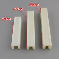China Elevator Guide Shoe Liner UHMWPE 155 200 220mm for Car Counterweight Rail for sale
