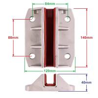 China Elevator Guide Shoe Sliding and Roller Type for 10-16mm Guide Rail Wear Resistant Nylon Insert for sale