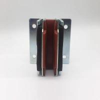 China Steel Elevator Counterweight Sliding Guide Shoe 10-16mm Rail Width Wear-Resistant Nylon Insert for sale