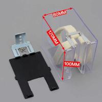 China Transparent Elevator Oil Can 120x80x100mm Slider Guide Rail Lubrication Cup for sale