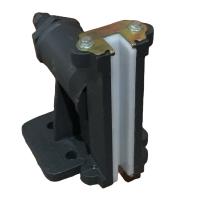 China Cast Iron Elevator Guide Shoe for Freight Elevator 10-16mm Rail Width Movable Type for sale