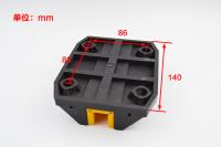 China Elevator Guide Shoe 10mm 16mm Thyssen Counterweight Sliding Guide Shoe Parts Lift Elevator for sale