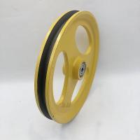 China Elevator Wire Rope Tensioning Device Speed Limiter Accessories Tensioning Wheel for sale