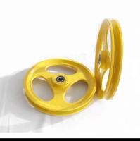 China Elevator Wire Rope Tensioning Device Speed Limiter Accessories Tensioning Wheel for sale