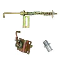 China Elevator Triangle Lock Hook with Key 70mm Zinc Alloy Landing Door Emergency Access Part for sale