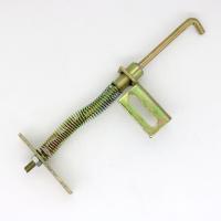 China Elevator Triangle Lock Hook with Key 70mm Zinc Alloy Landing Door Emergency Access Part for sale