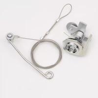 China Elevator Triangle Lock with Key Zinc Alloy Emergency Opening Accessory 70mm for sale