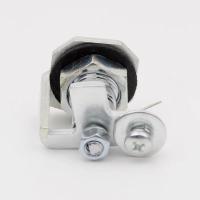China Elevator Triangle Lock with Key Zinc Alloy Emergency Opening Accessory 70mm for sale
