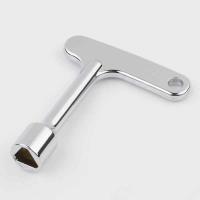China Stainless Steel Elevator Triangle Key Lock Set 80mm Spare Parts for Hotel Hospital for sale