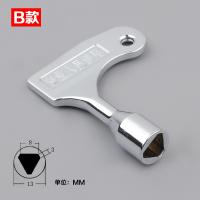 China Stainless Steel Elevator Triangle Key Lock Set 80mm Spare Parts for Hotel Hospital for sale