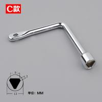 China Stainless Steel Elevator Triangle Key Lock Set 80mm Spare Parts for Hotel Hospital for sale