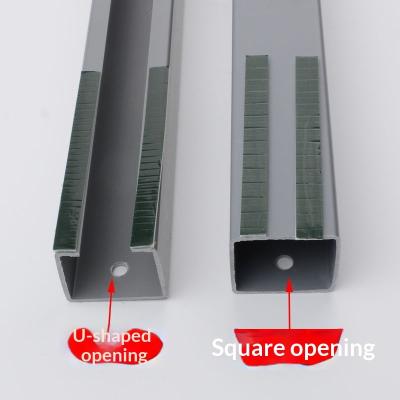 China Elevator Hall Door Weight Guide Tube Steel U Shaped Square Guide Device 50mm Lift Spare Parts for sale