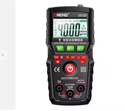 China M109 AC DC Digital Multimeter 500V Automatic Range Mini Multifunction Tester with LCD Display for sale