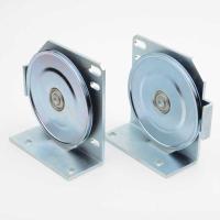 China Elevator Door Hanger Roller 100mm PU Wheel with Sealed Bearing for Passenger Lift Parts for sale