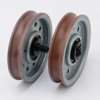 China Elevator Door Hanger Roller 94x19mm 6203 Bearing Hall Door Hanging Wheel for Elevator Parts for sale