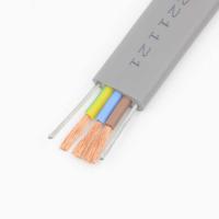 China Elevator Air Conditioner Flat Cable 3x2.5mm PVC Insulated Stainless Steel Reinforced 300V 500V for sale