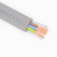 China Elevator Air Conditioner Flat Cable 3x2.5mm PVC Insulated Stainless Steel Reinforced 300V 500V for sale