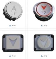 China Elevator Switch Button Stainless Steel DC24V LED Backlit for Mitsubishi Otis Kone for sale