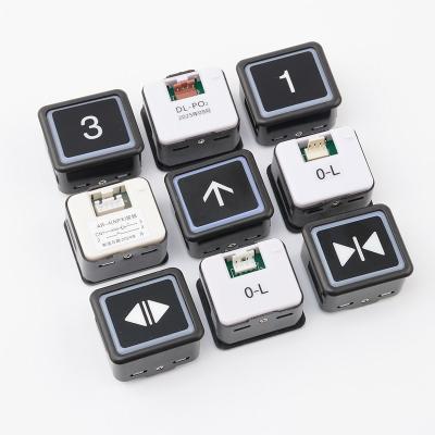 China Elevator Push Button DL-PO2 Button O-L AR-4 Floor Outbound Call Key Switch AK2026 Lop Cop Call Button for sale