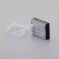 China Elevator Call Button Square Push Button Switch Stainless Steel DC24V LED Backlit Spare Parts for sale