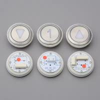 China Higher Cost Performance Stainless Steel Elevator Push Button Lift Spare Part Customizable Digital Floor Button for sale