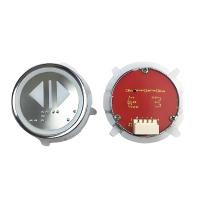 China Stainless Steel Elevator Push Button with Braille LED Backlit DC24V for Villa Hotel for sale