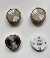 China Stainless Steel Elevator Push Button DC24V LED Backlit Compatible with Mitsubishi Otis for sale